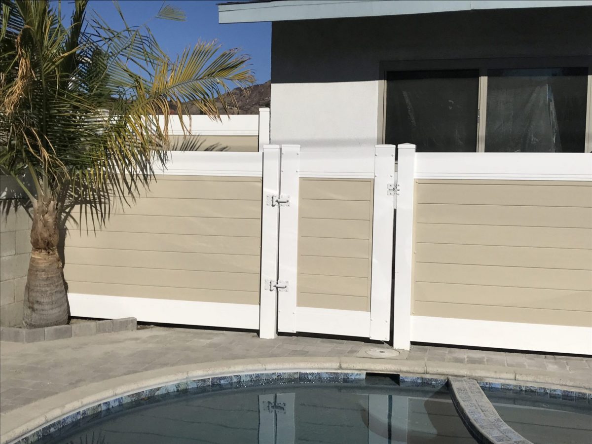 Privacy Vinyl Fence Horizontal - Vinyl Fence 4 Less