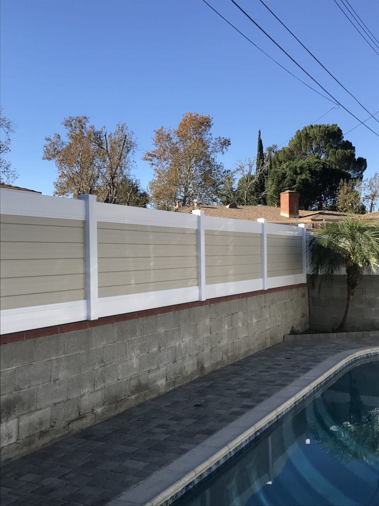 Privacy Vinyl Fence Horizontal - Vinyl Fence 4 Less